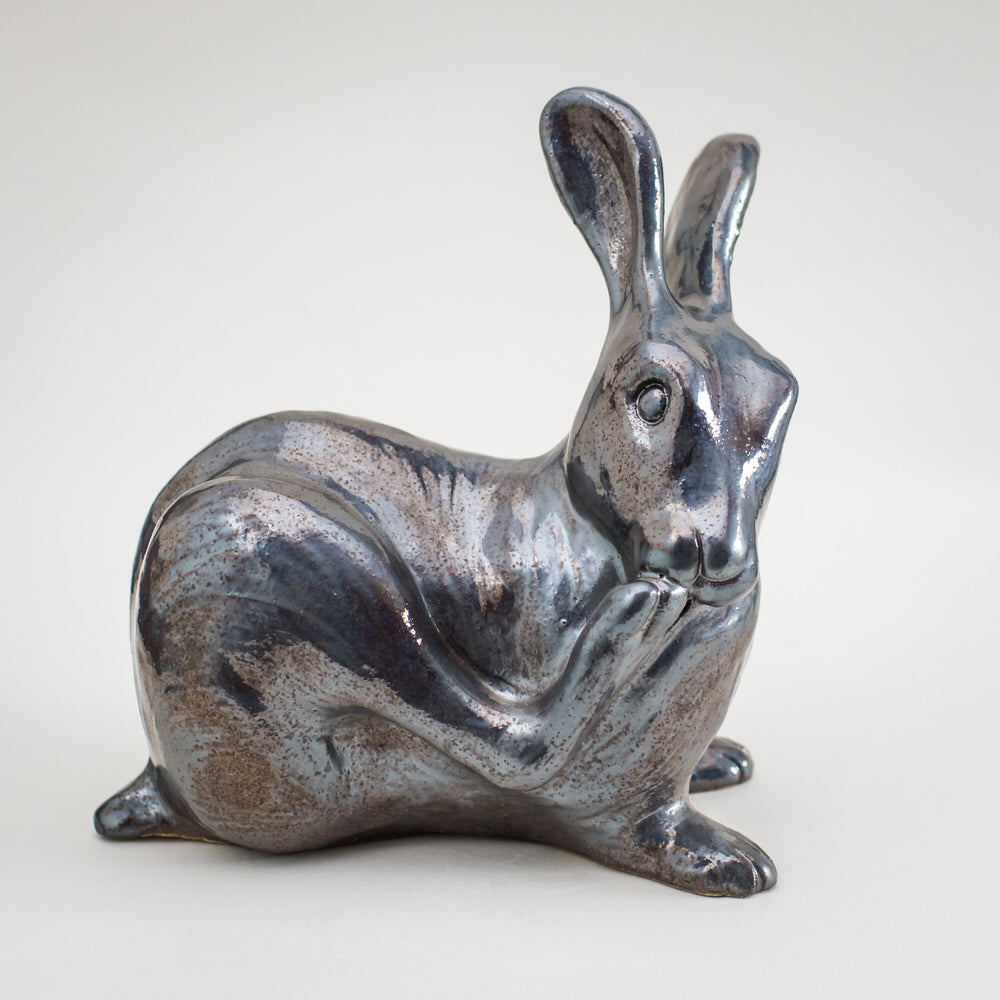 Ceramic Hares Sculptures – Sarah Brabbin Art