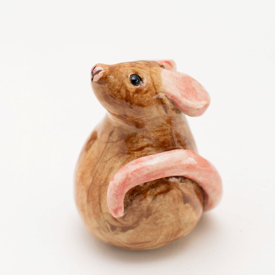 Small Ceramic Rat Sculpture - Hand Sculpted Ceramic, Miniature ...